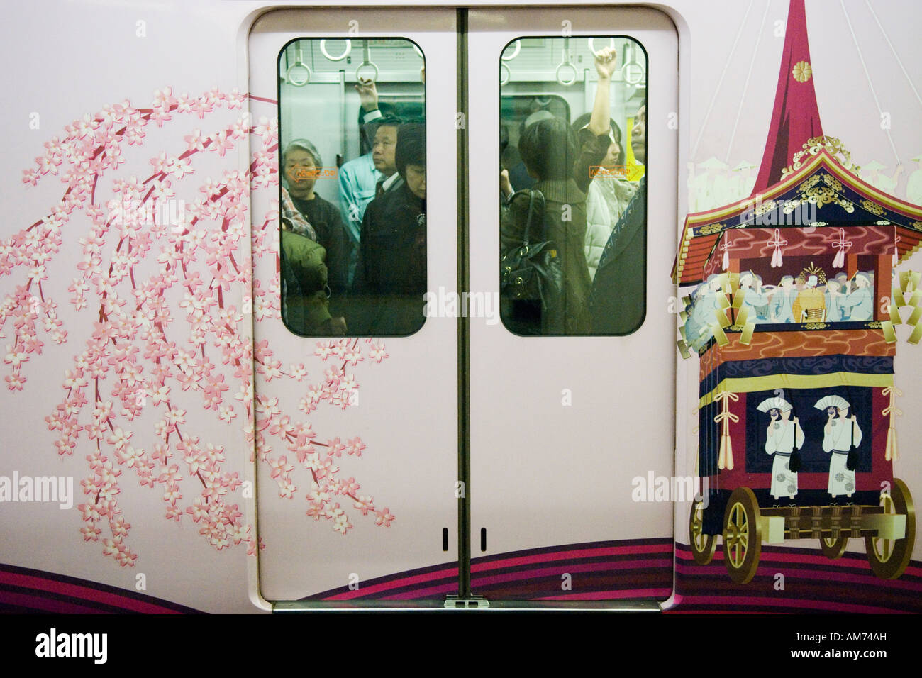 Decorated japanese train hi-res stock photography and images - Alamy
