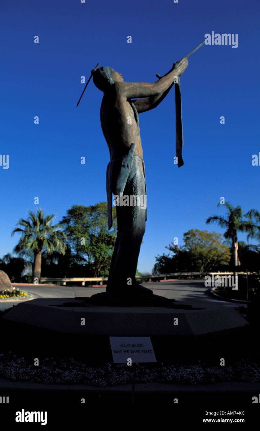 Phoenix statue of native american Stock Photo - Alamy
