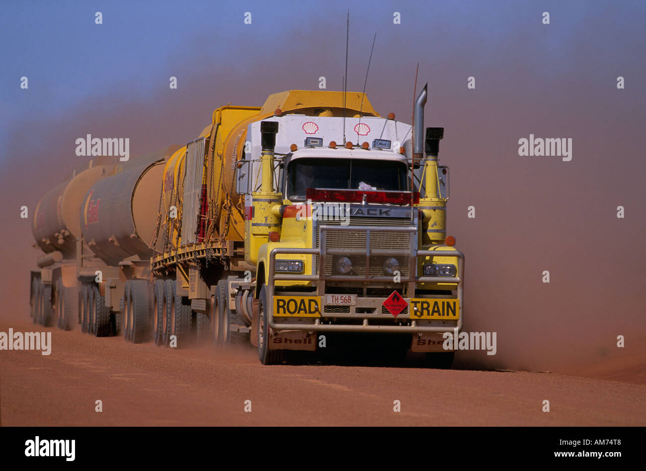 Roadtrain, outback Australia Stock Photo - Alamy
