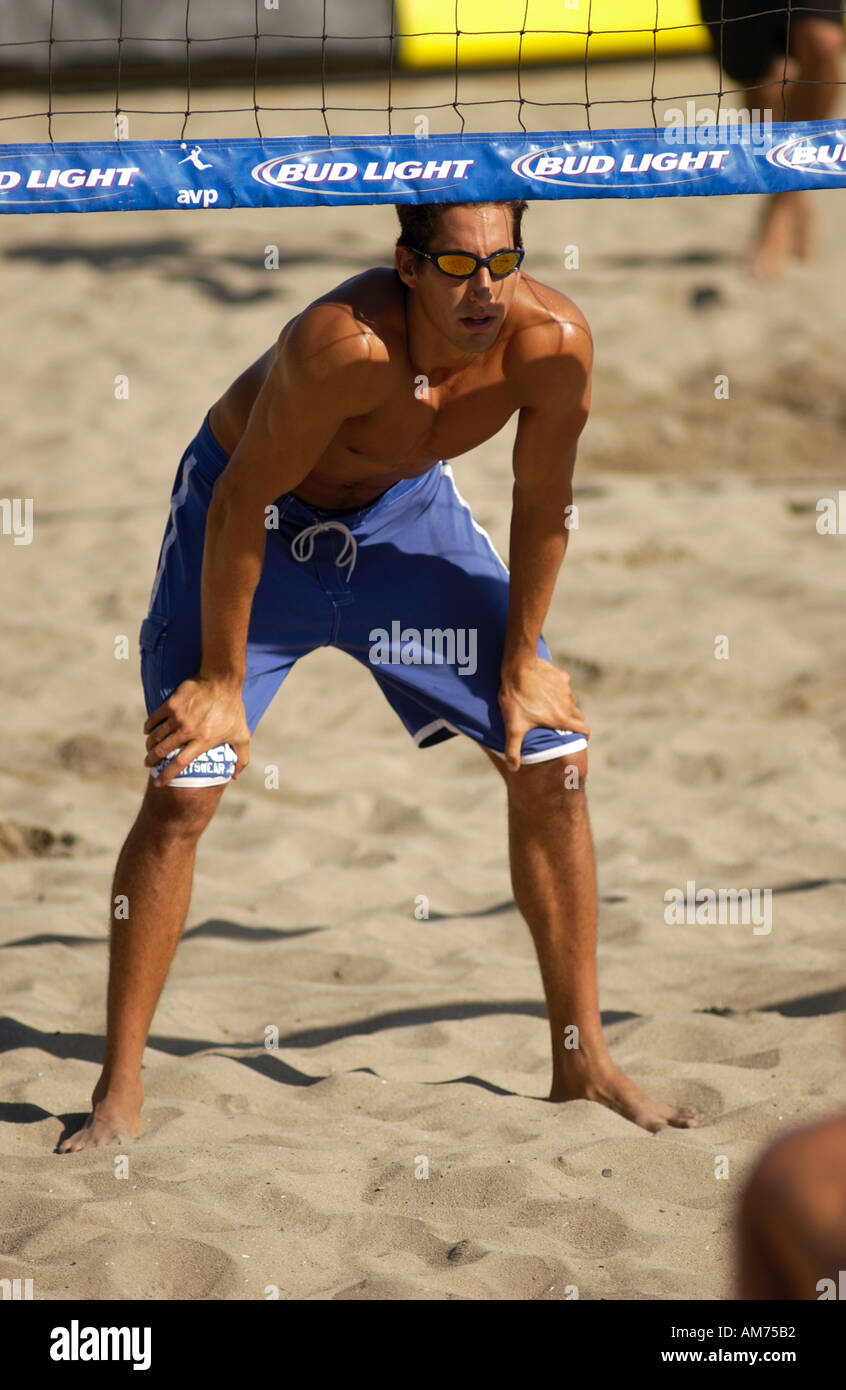 AVP Pro Beach Volleyball USA Stock Photo - Alamy