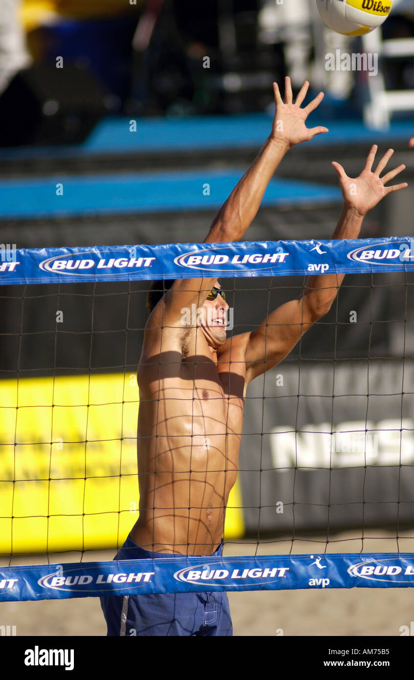 AVP Pro Beach Volleyball USA Stock Photo - Alamy