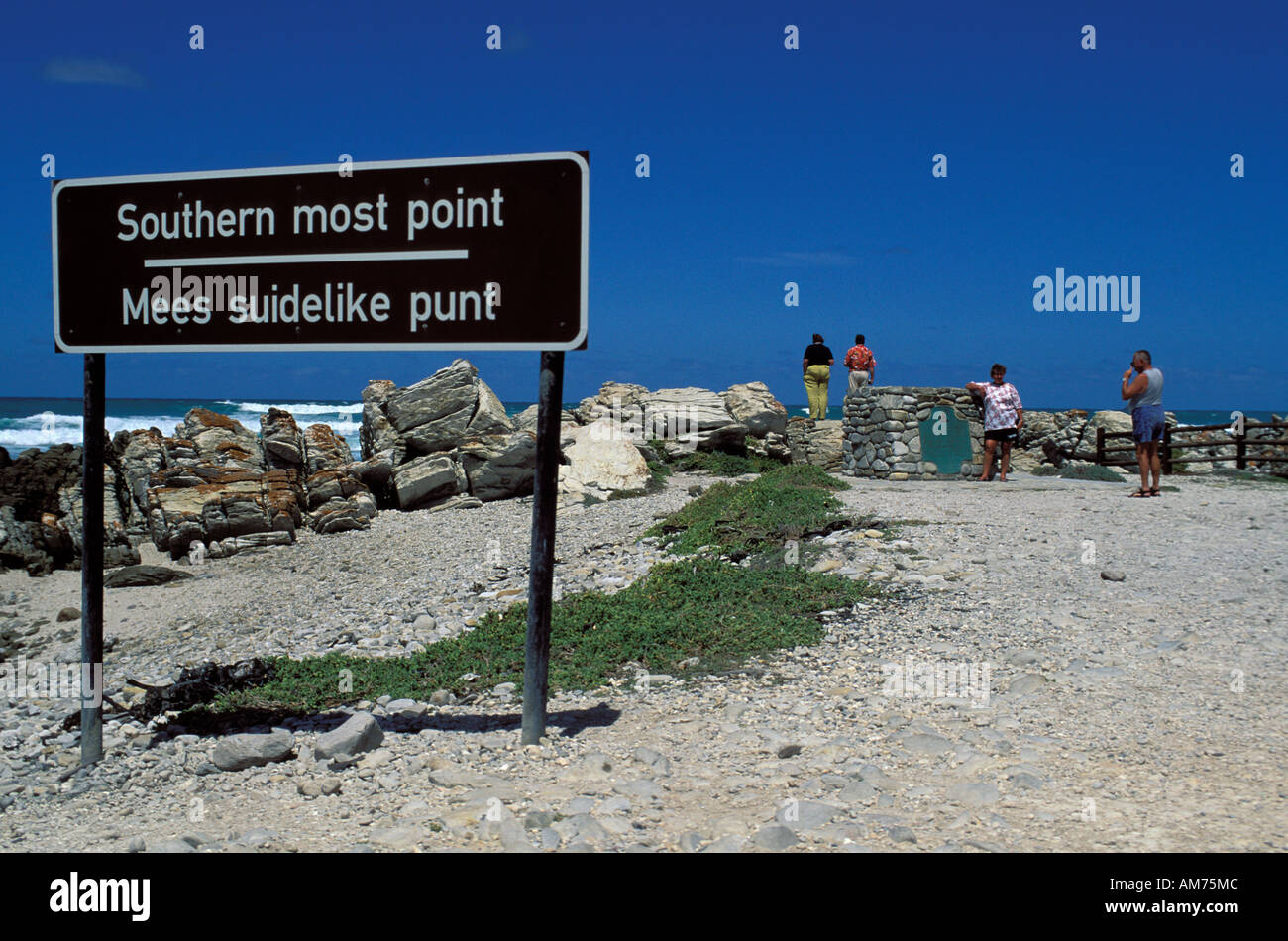 Cape Agulhas The Southern most point of Africa Stock Photo - Alamy