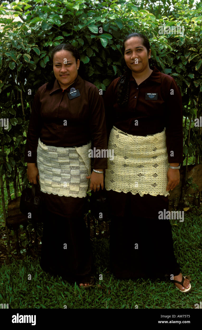 Nuku Alofa Tongans in traditional attire Stock Photo - Alamy