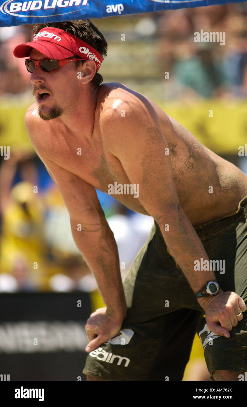 AVP Pro Beach Volleyball USA Stock Photo - Alamy