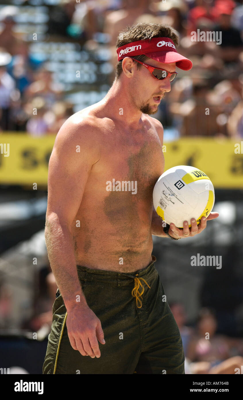 AVP Pro Beach Volleyball USA Stock Photo - Alamy