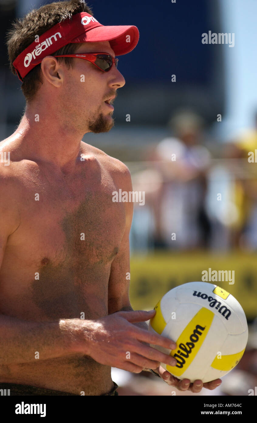 AVP Pro Beach Volleyball USA Stock Photo - Alamy