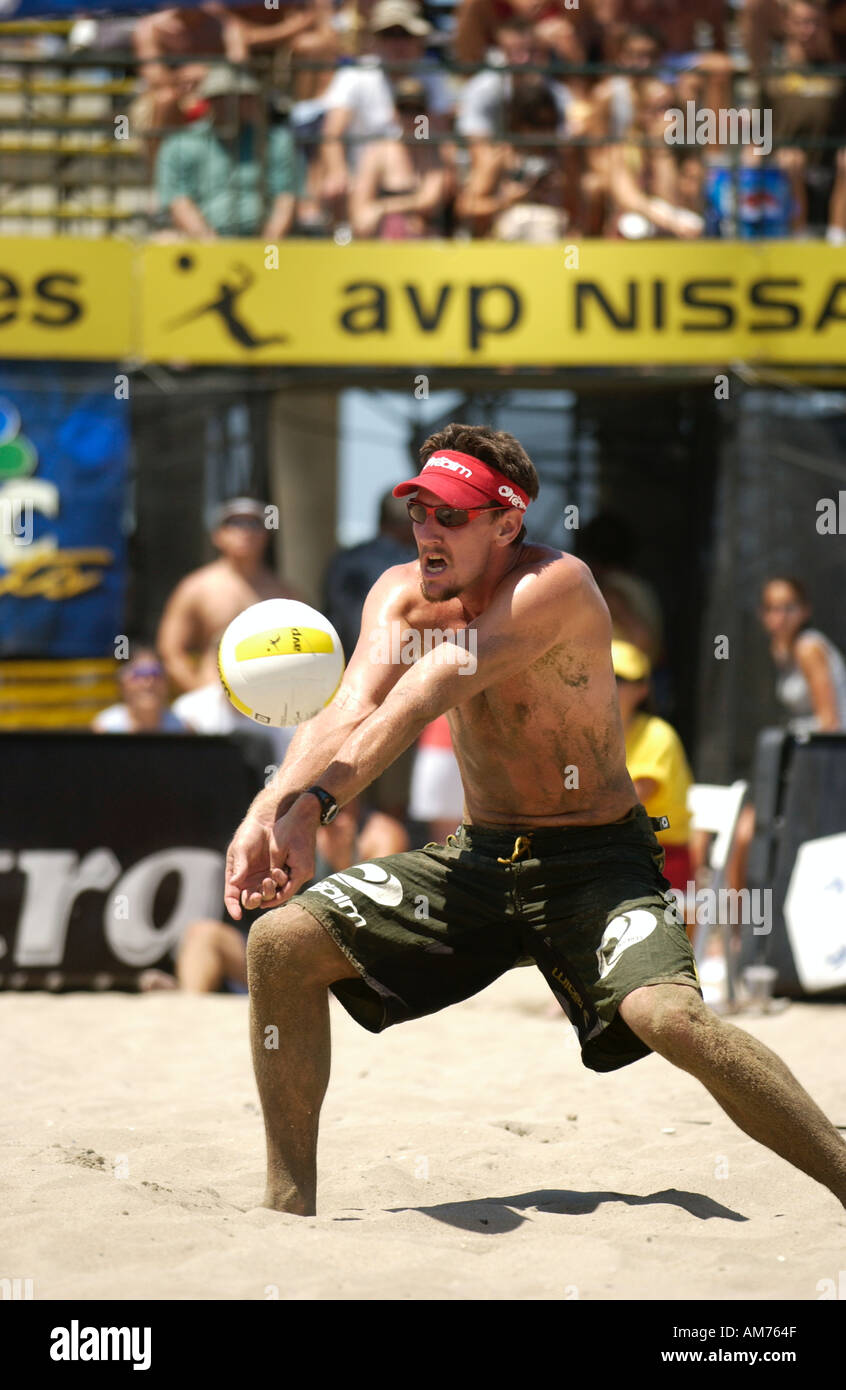 AVP Pro Beach Volleyball USA Stock Photo - Alamy