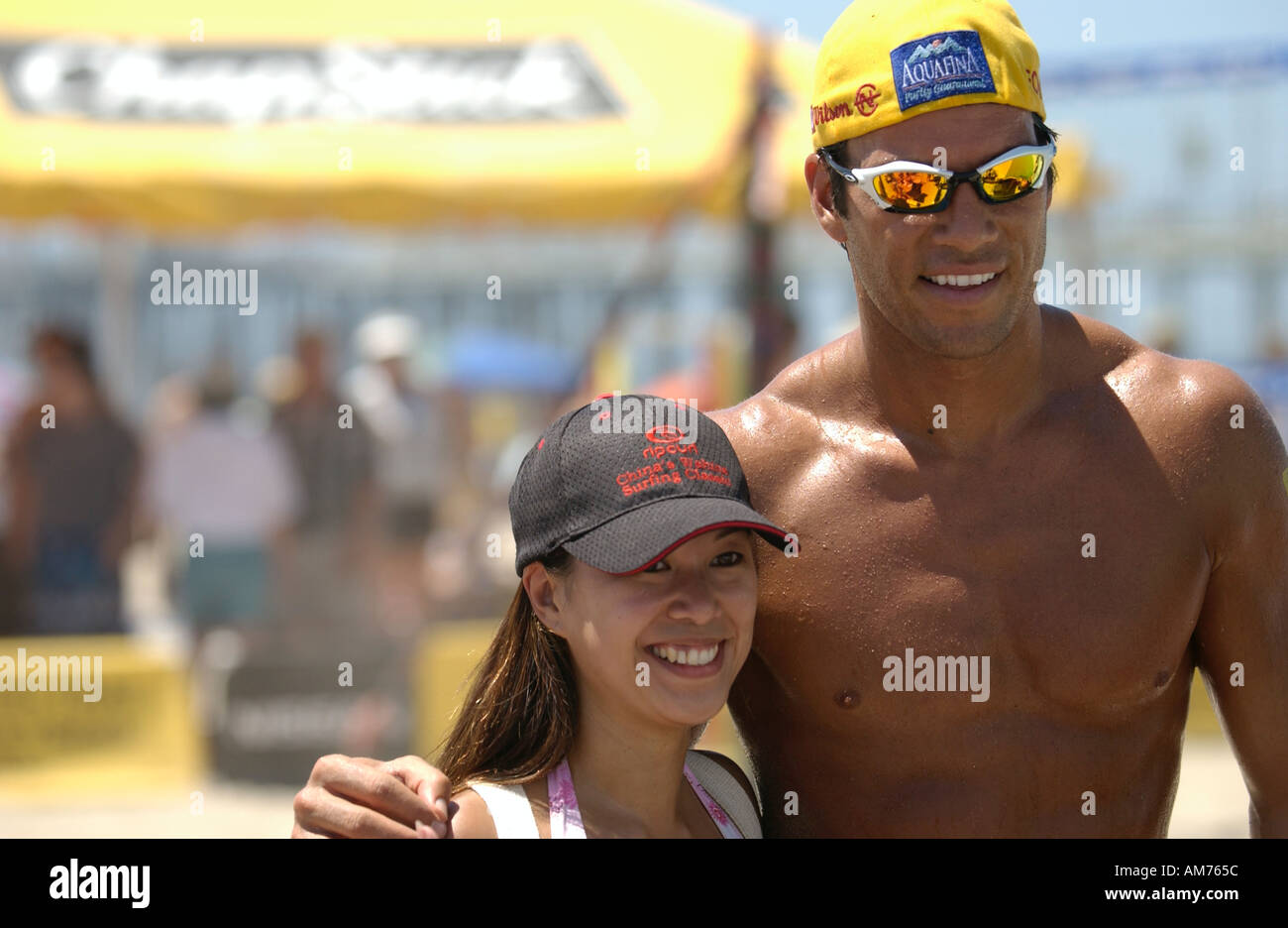 AVP Pro Beach Volleyball USA Stock Photo - Alamy