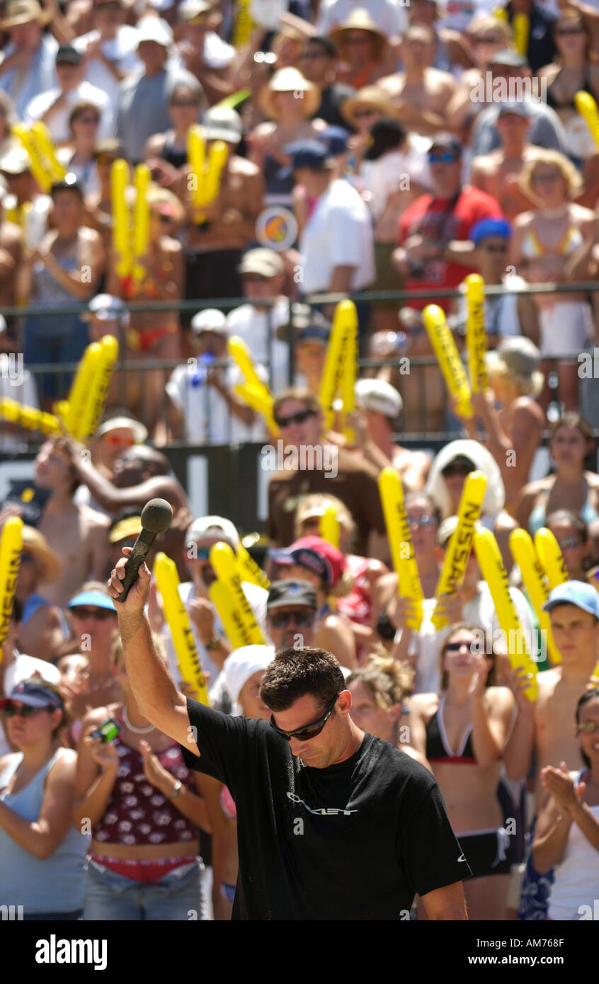 AVP Pro Beach Volleyball USA Stock Photo - Alamy