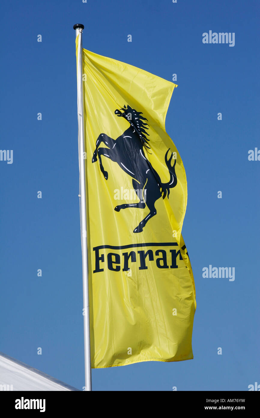 Ferrari flags hi-res stock photography and images - Alamy