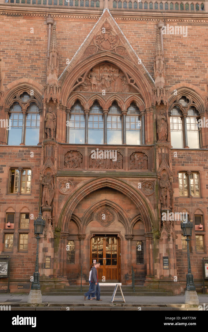 Scottish National Portrait Gallery exterior view Edinburgh Scotland ...