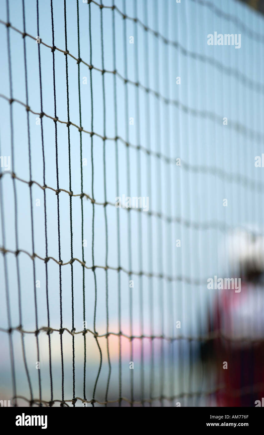 beach volleyball net, nets, netting Stock Photo - Alamy