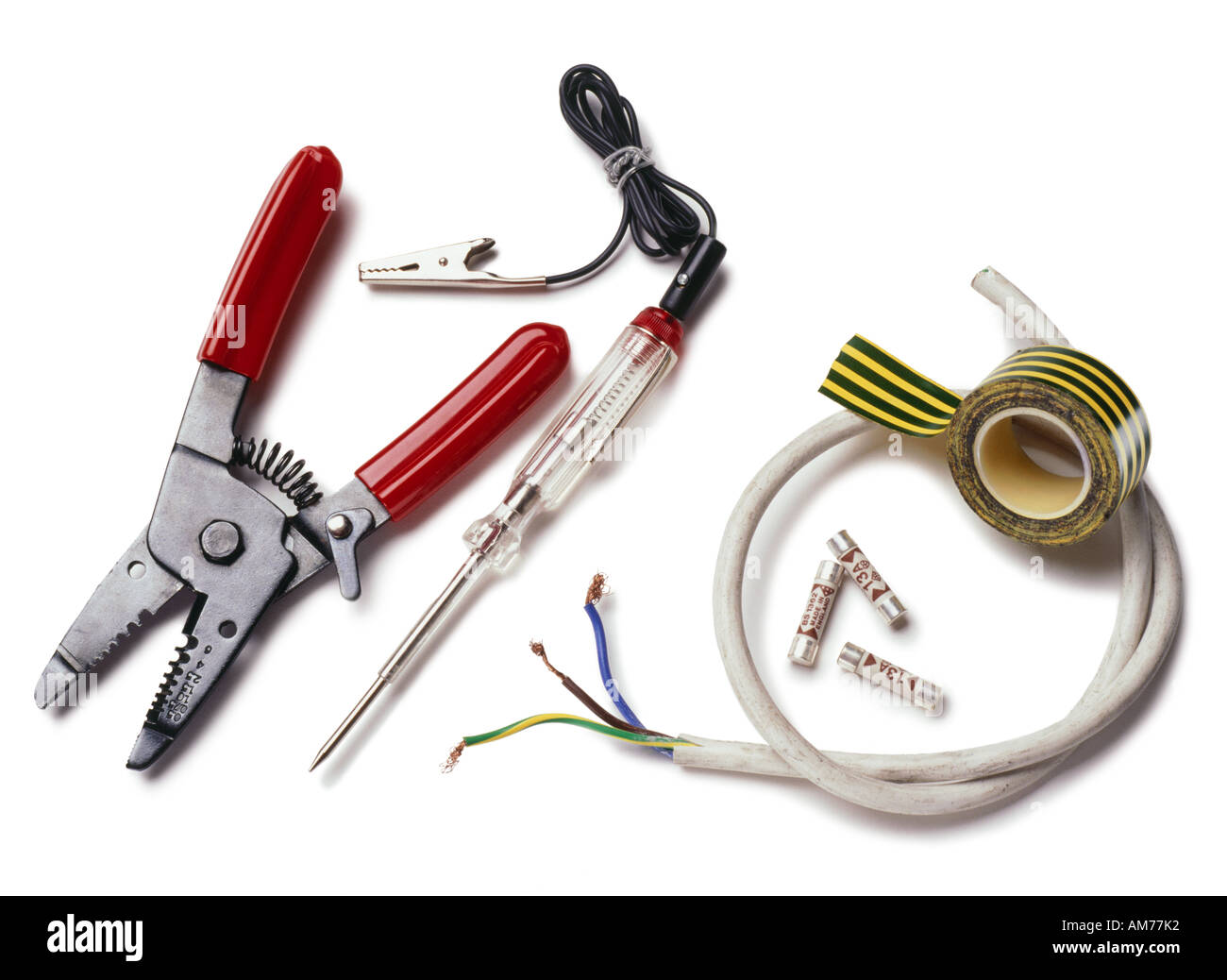 Electrician tools hi-res stock photography and images - Alamy