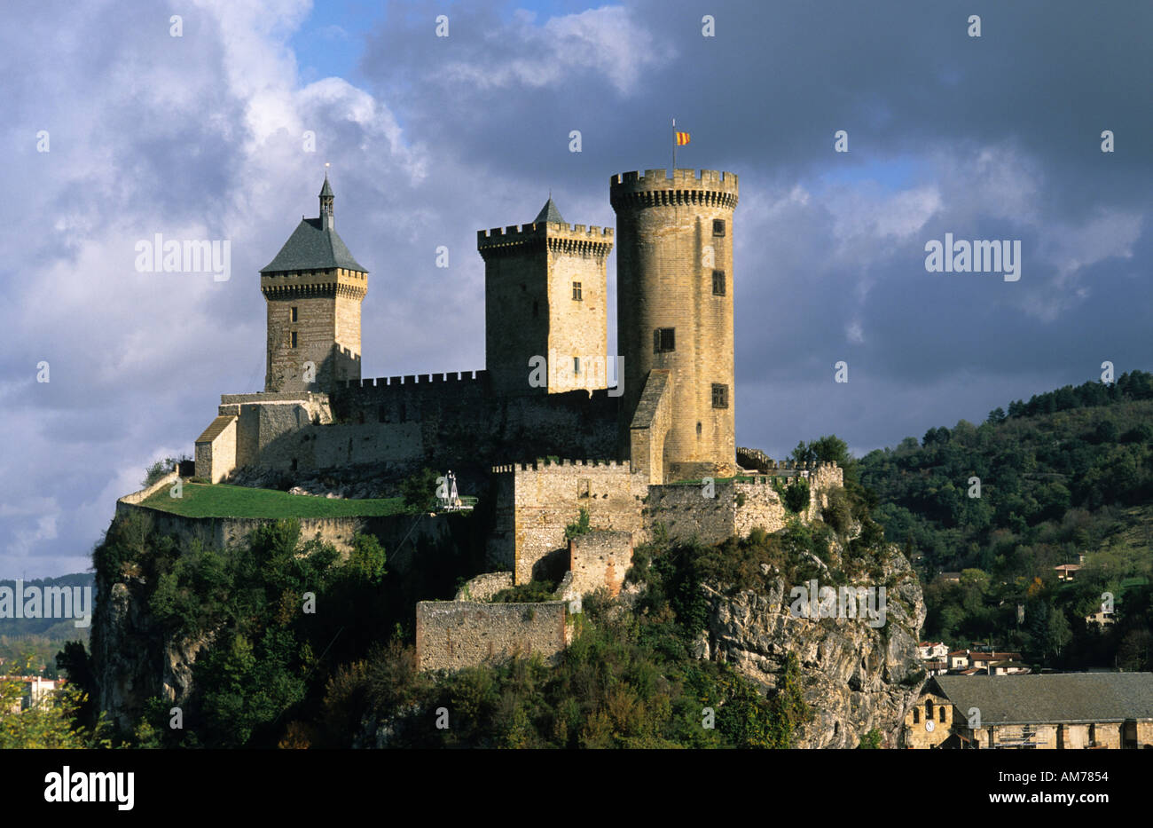 Medieval foix castle chateau hi-res stock photography and images - Alamy