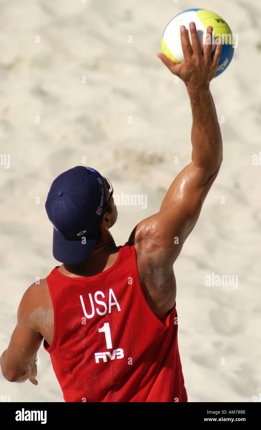 USA Number 1 SWATCH FIVB World Tour pro beach volleyball Carson ...