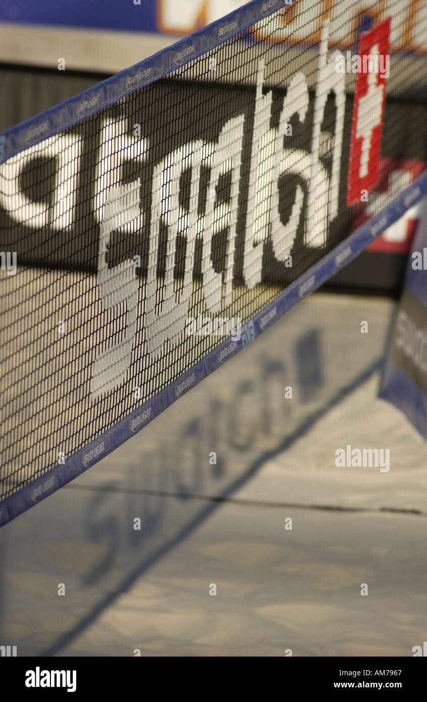 SWATCH FIVB World Tour pro beach volleyball Carson California USA Stock ...
