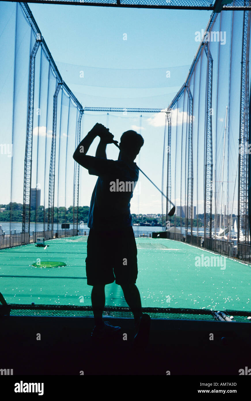 SPORTS GOLF Driving range at Chelsea Piers Sports Center New York City ...