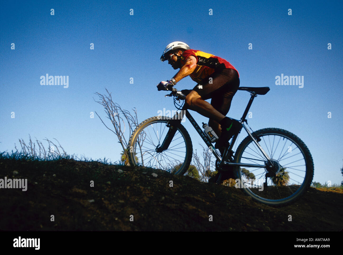 sport sports mountain biking Stock Photo - Alamy