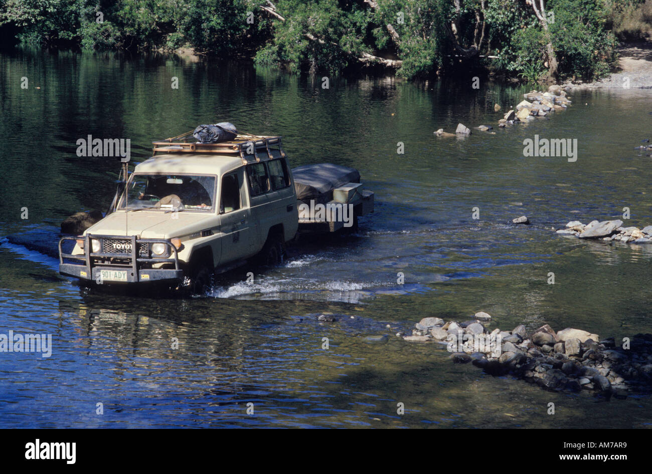 River crossing, Queensland, Australia Stock Photo - Alamy
