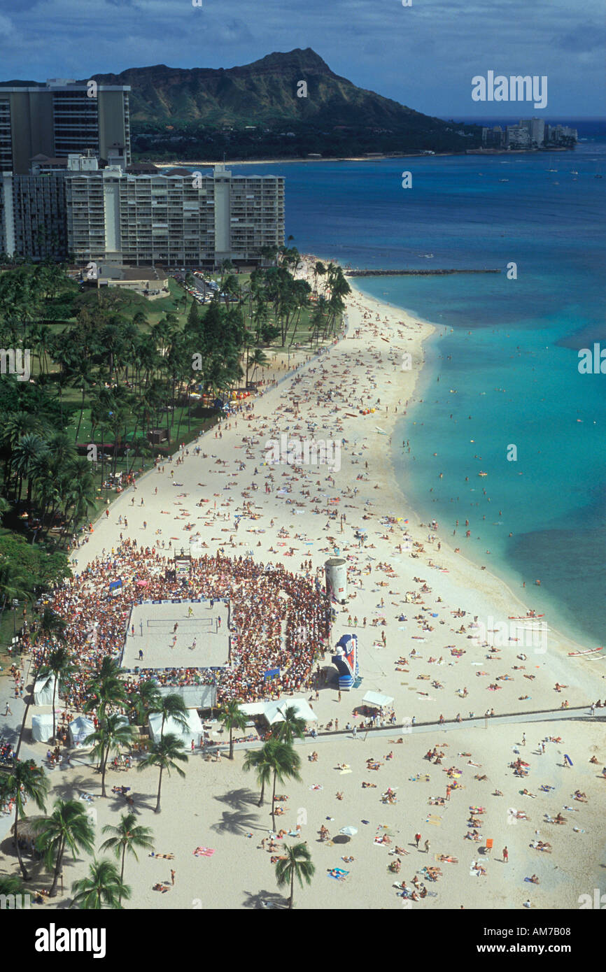 AVP Professional Beach Volleyball Stock Photo - Alamy