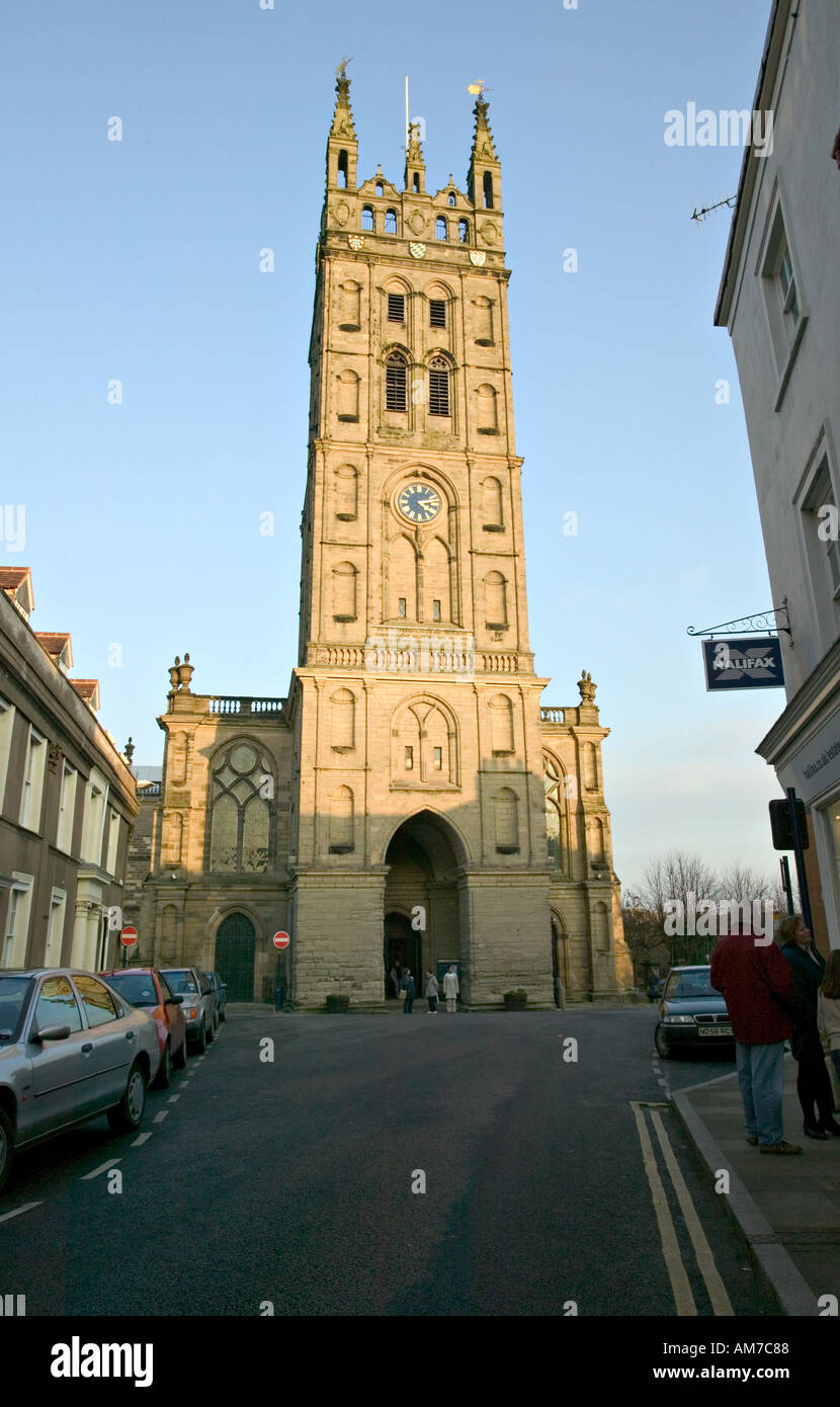 Church of St Mary Warwick West Tower Stock Photo - Alamy