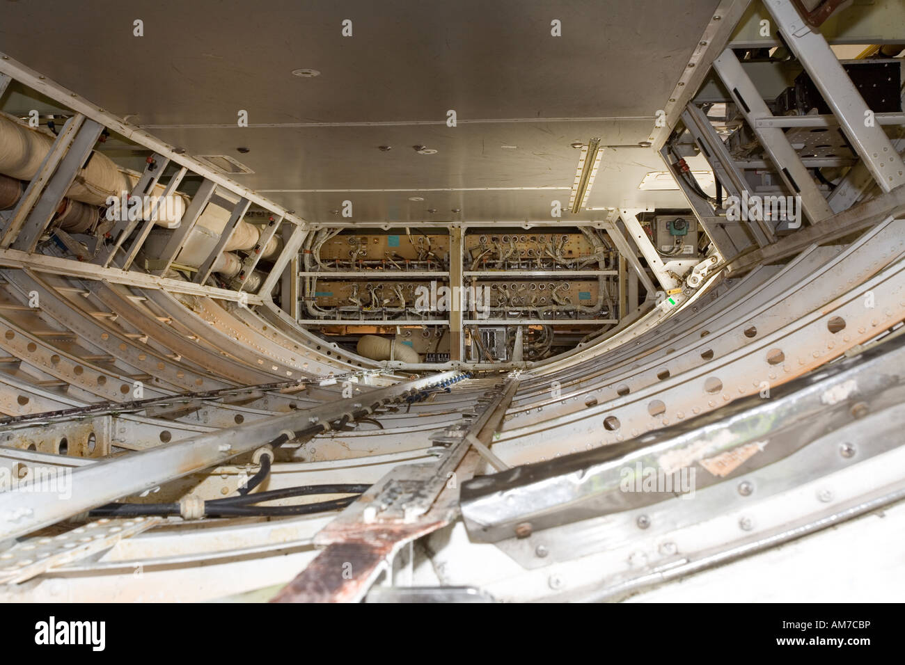 airplane inside luggage space Stock Photo - Alamy