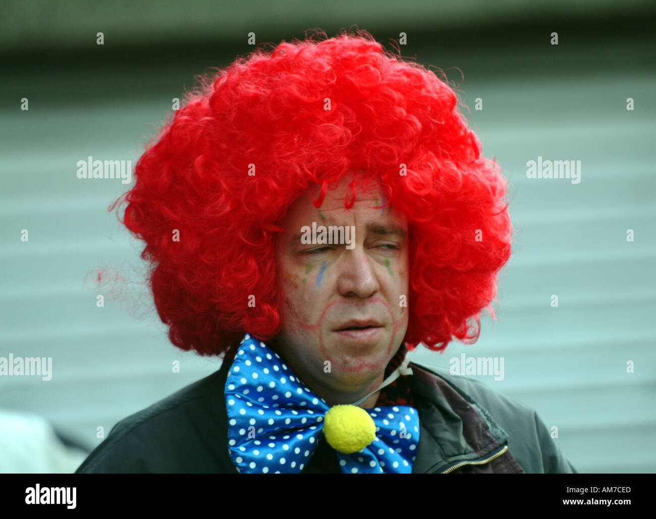 red hair clown carnival Stock Photo - Alamy