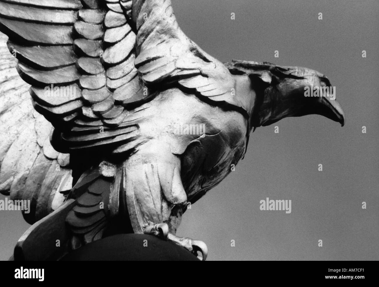 Eagle statue London Stock Photo - Alamy