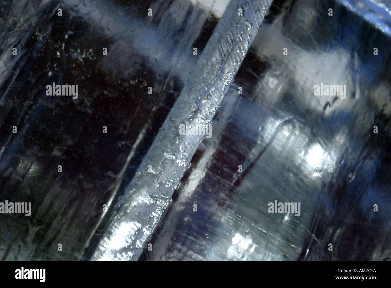 frozen ICE block Stock Photo - Alamy