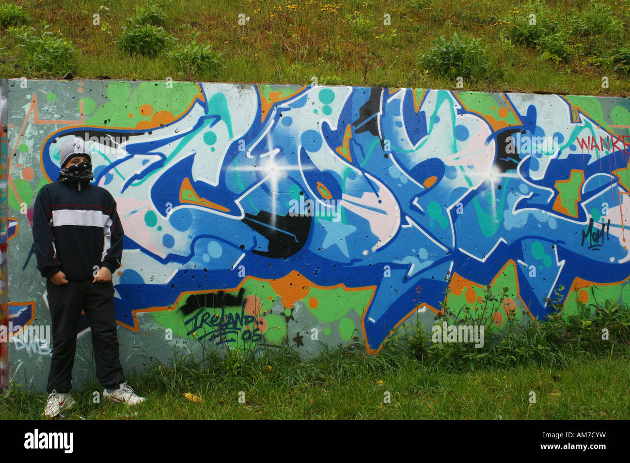 Graffiti is street art spray painting, art or a crime Stock Photo - Alamy