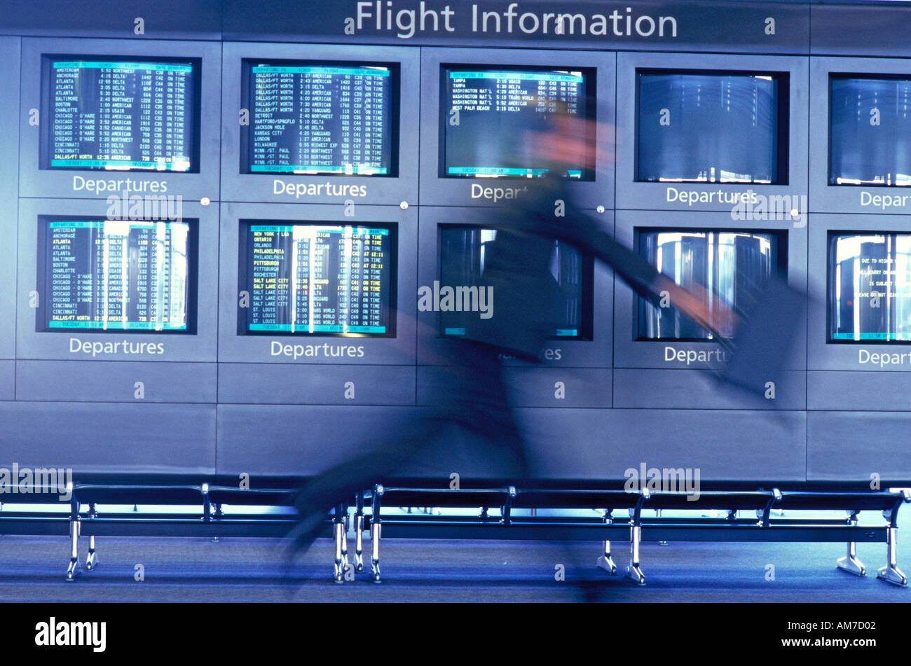 Man running catch plane hi-res stock photography and images - Alamy