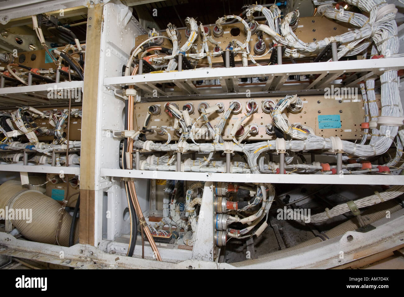 electric cable on the airplane Stock Photo - Alamy