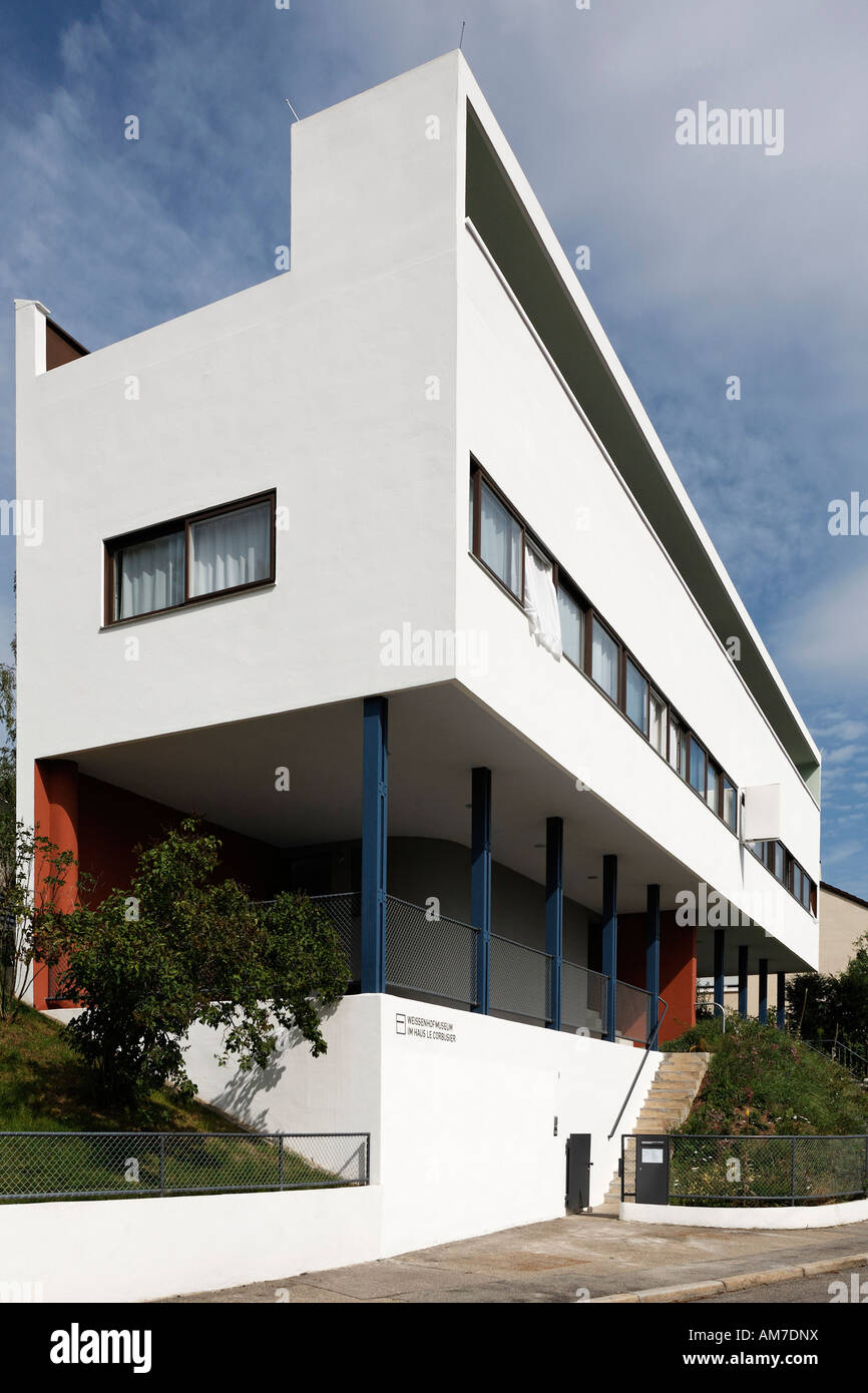 Museum Weissenhof at the Corbusier house, designed 1927, Stuttgart ...