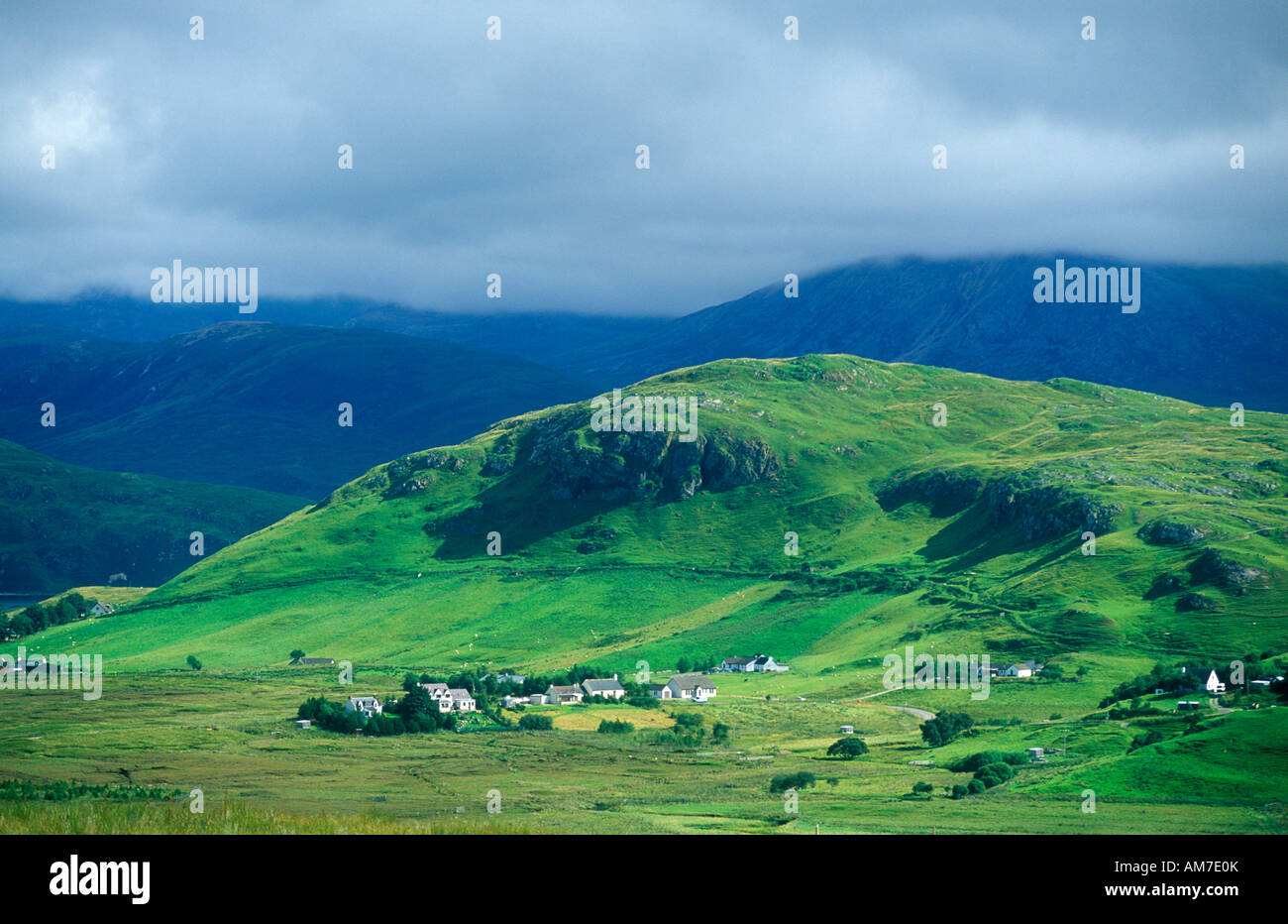 countryside near Elphin in Sutherland in Scotland Stock Photo - Alamy