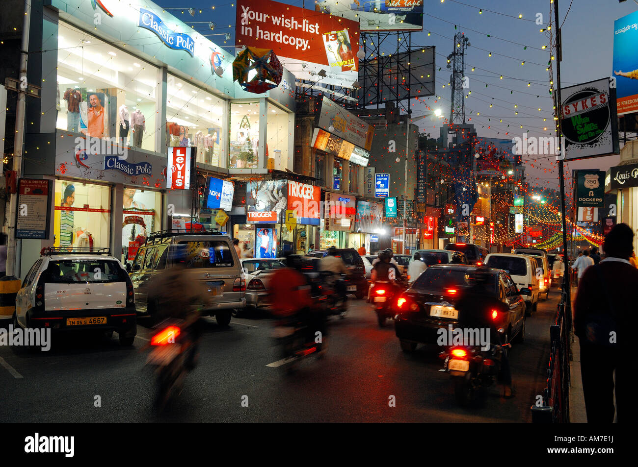 Brigade road bangalore hi-res stock photography and images - Alamy