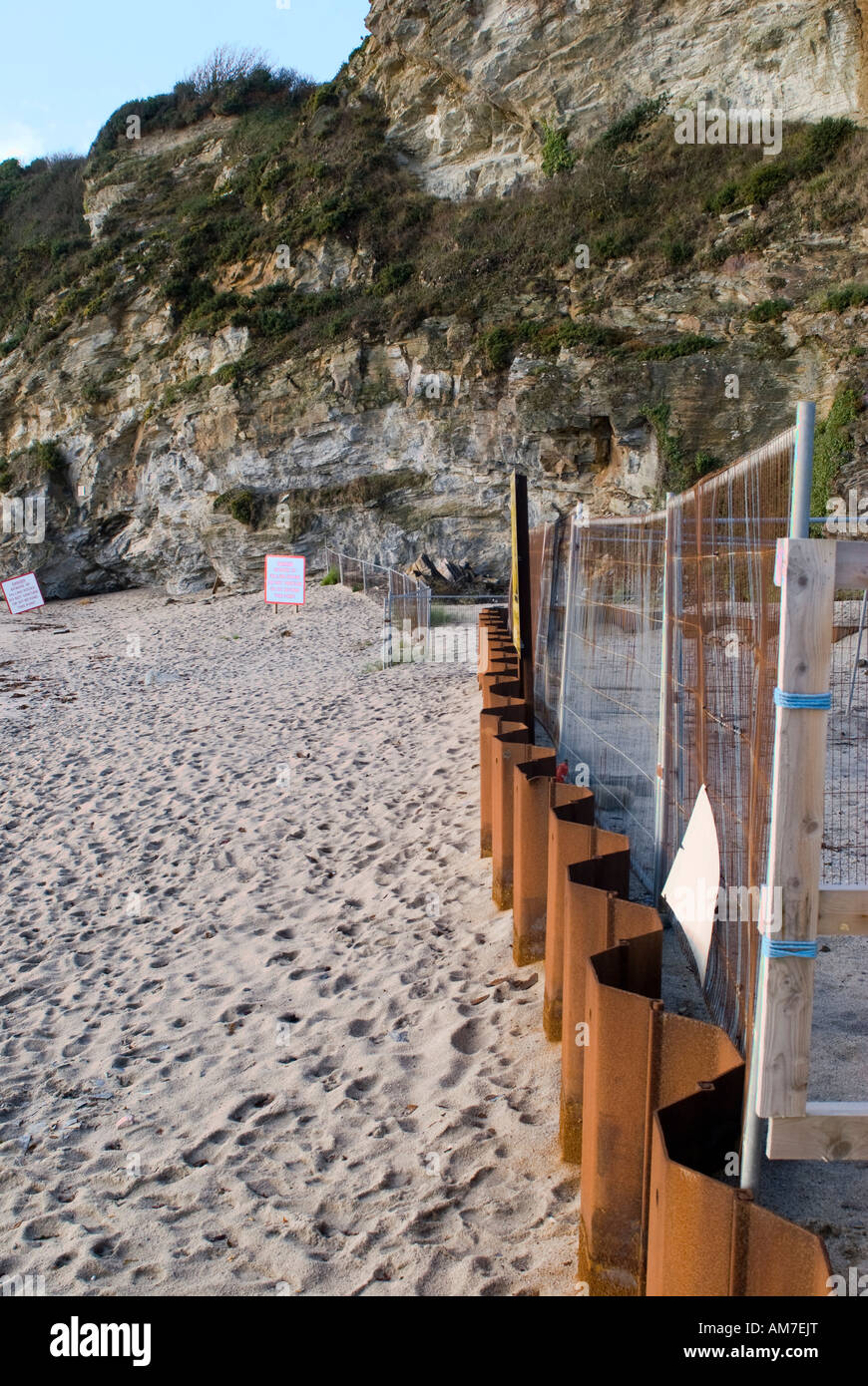 Cornwall Collisium Carlyon Bay Stock Photo - Alamy