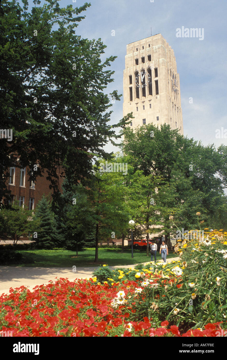 University of michigan burton memorial bell tower hi-res stock ...