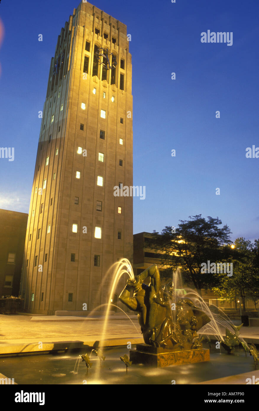 University of michigan burton memorial bell tower hi-res stock ...