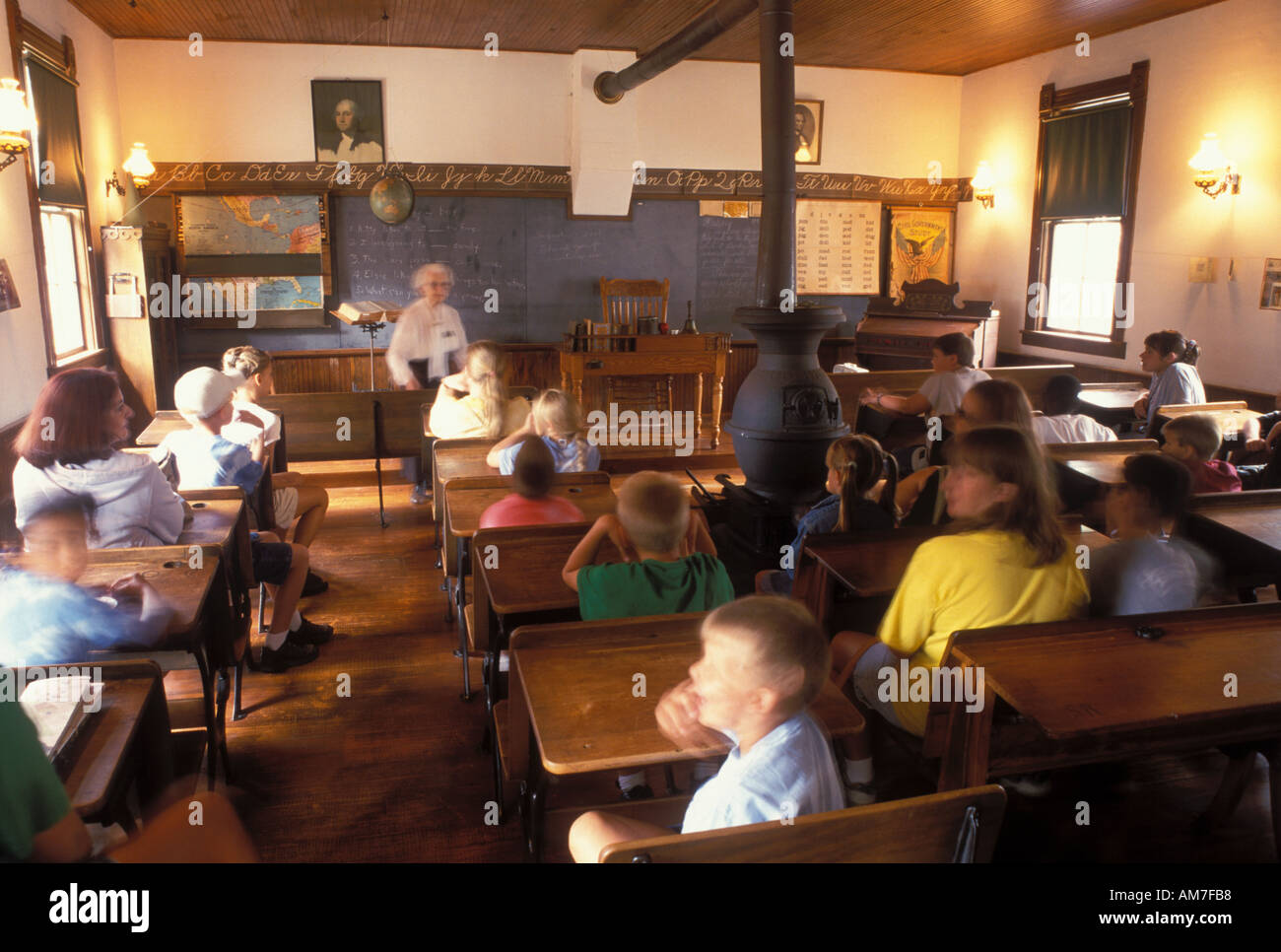 One room schoolhouse 19th century hi-res stock photography and images ...