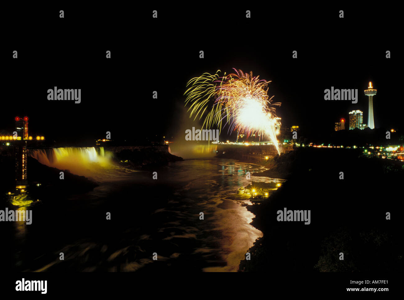 Firework cascade hi-res stock photography and images - Alamy