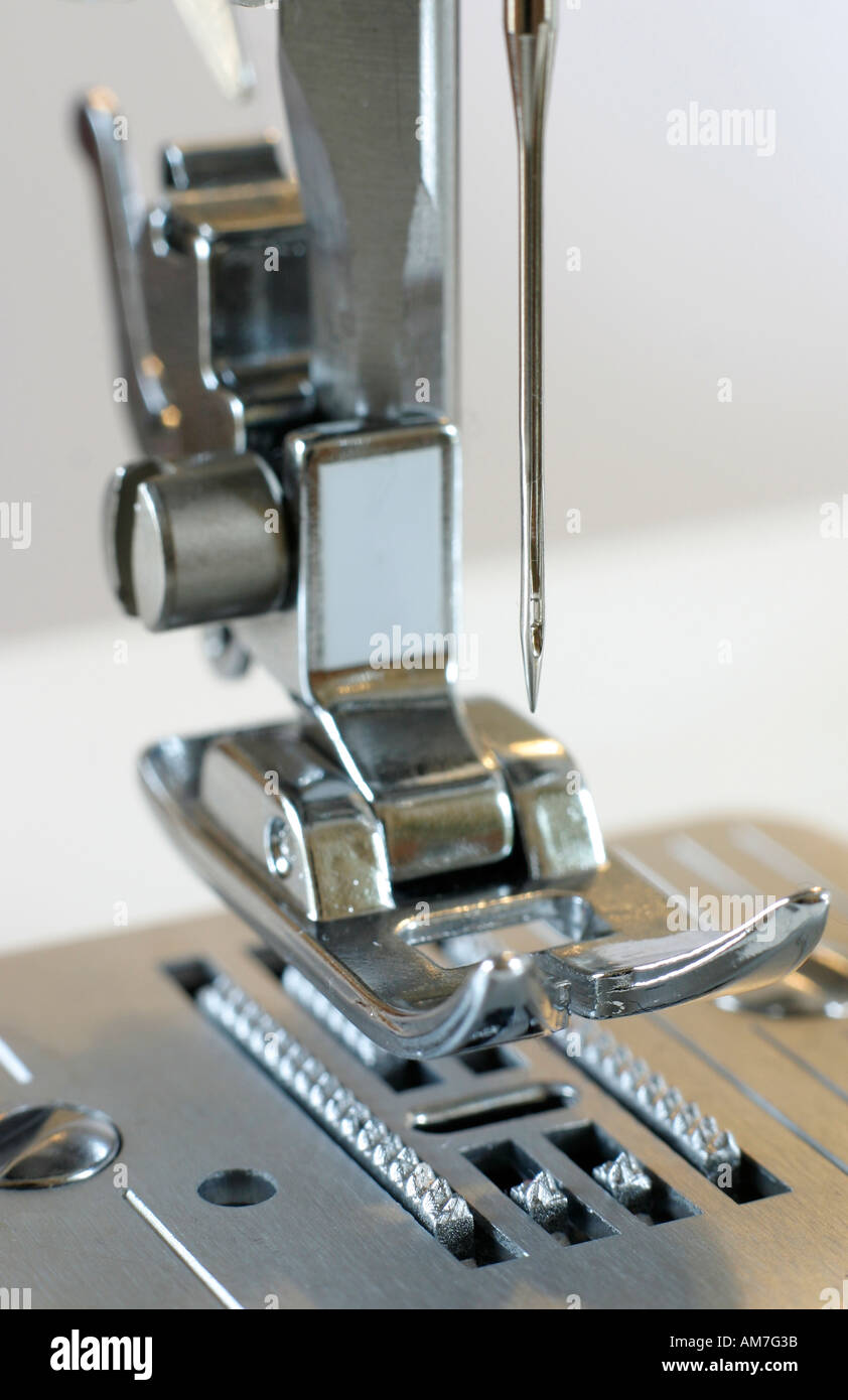 Sewing machine foot Stock Photo - Alamy