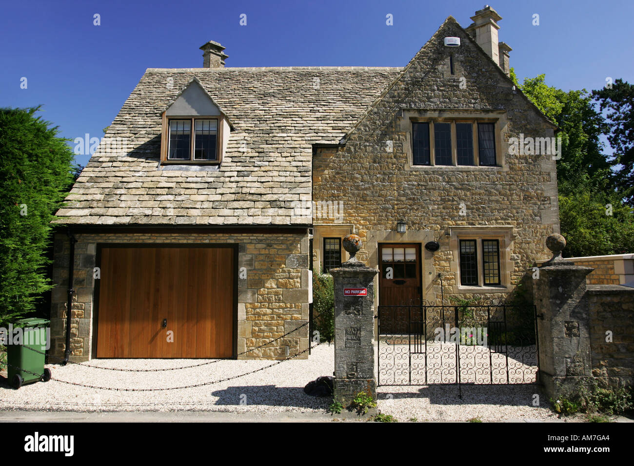 New typical cotswold limestone town house in popular English tourist ...