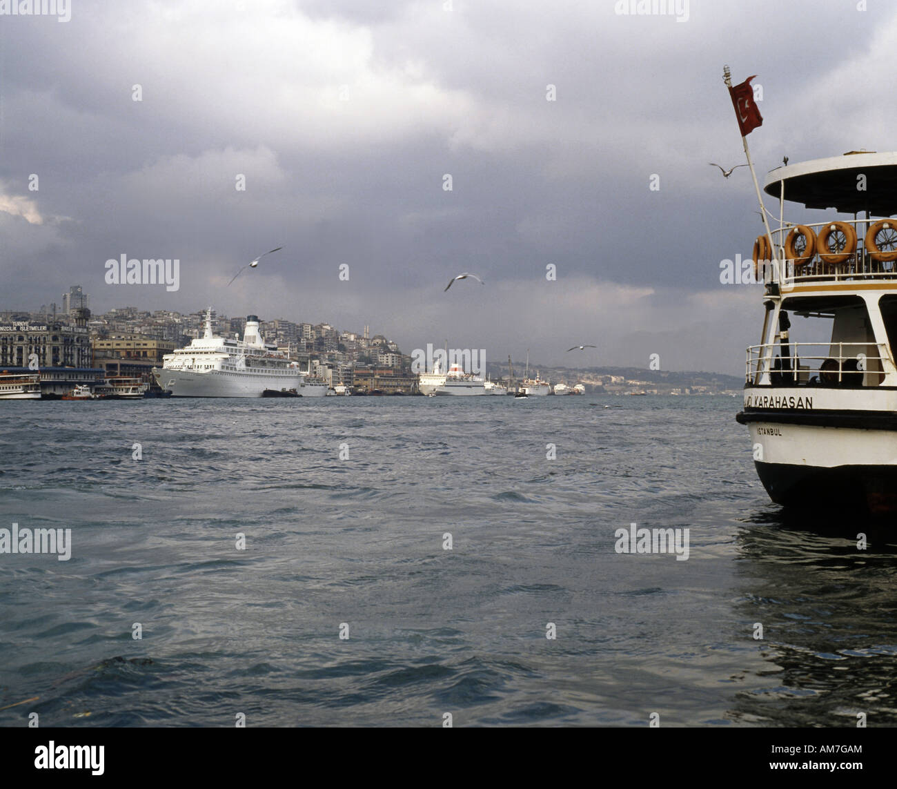 Port of Istanbul, Turkey Stock Photo - Alamy