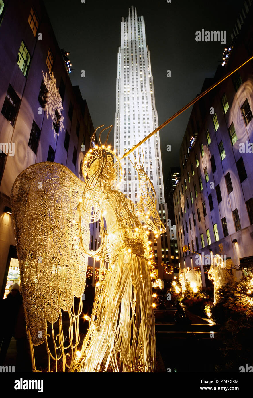 Rockefeller engel hi-res stock photography and images - Alamy