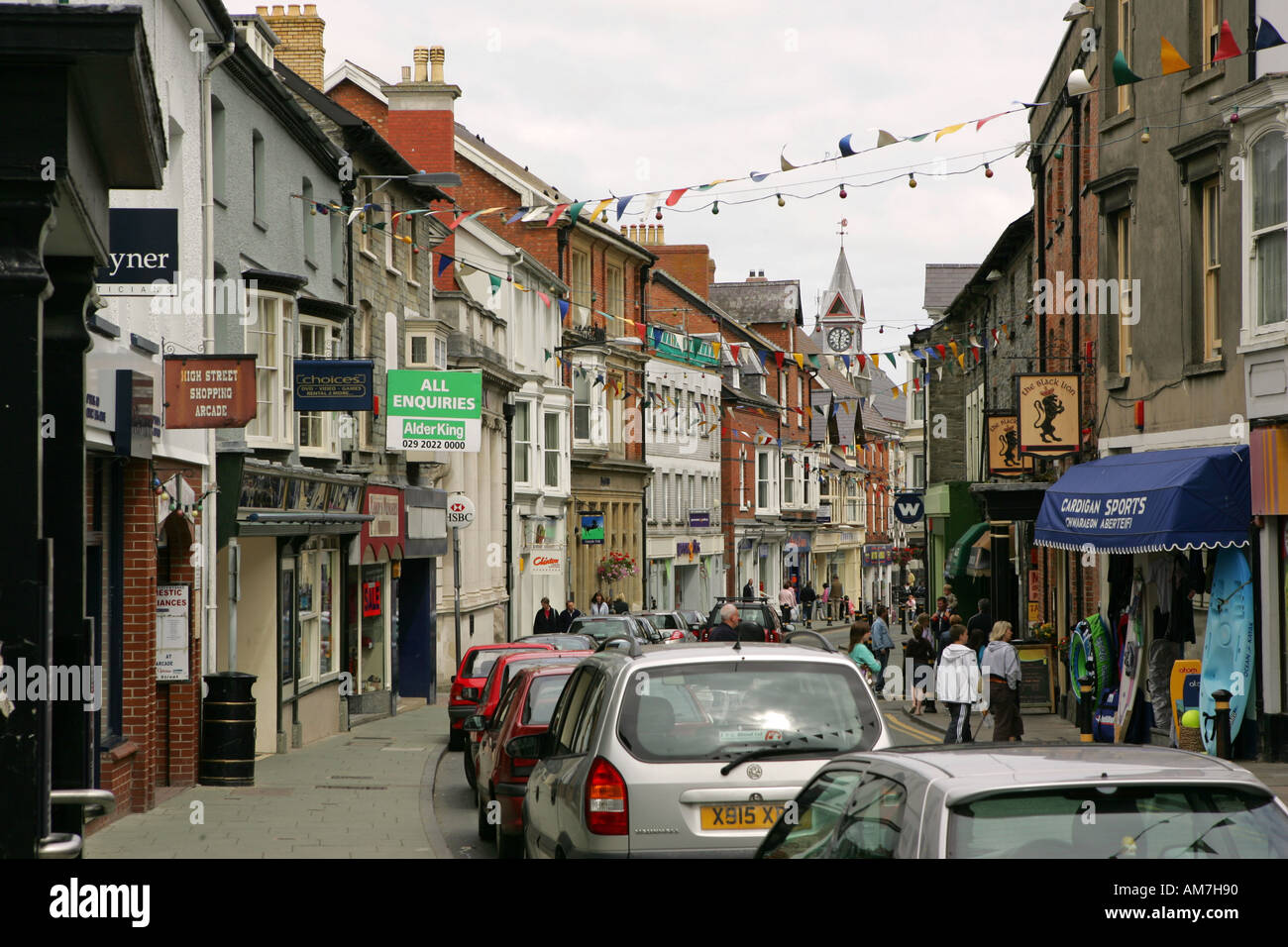 Cardigan town center shops and small businesses await late summer ...