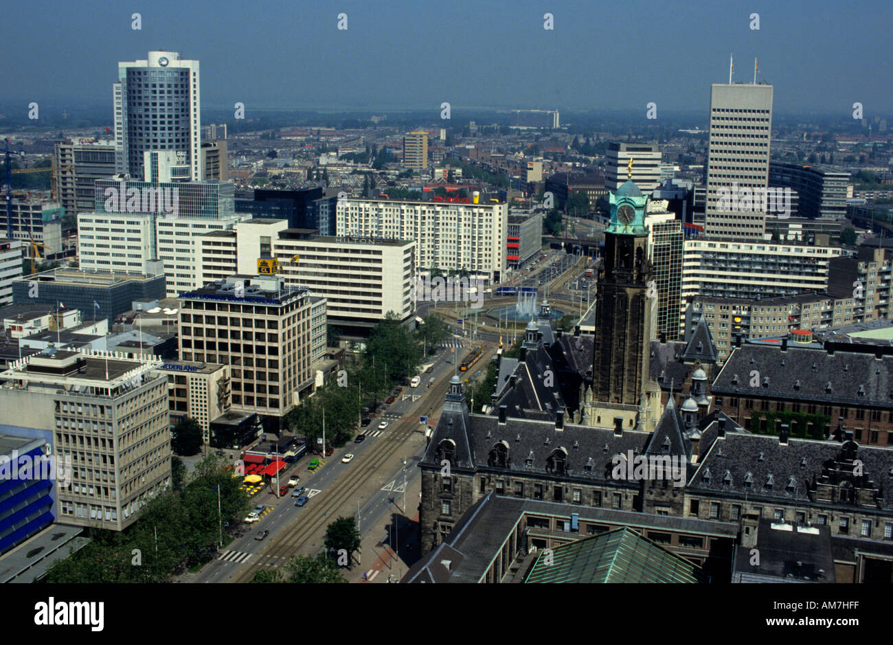 Rotterdam city view hi-res stock photography and images - Alamy