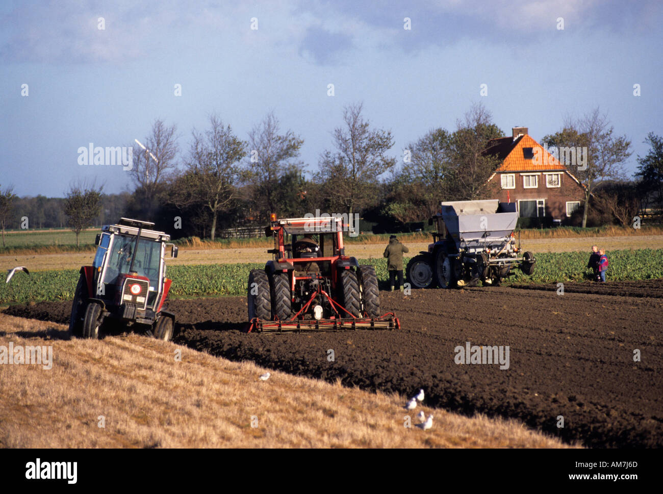 Agriculture Farm House Farmer Netherlands Dutch Stock Photo - Alamy