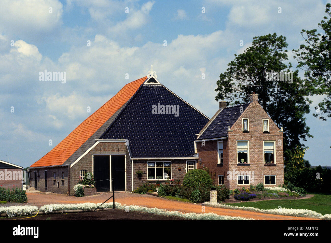 Friesland Farm House Farmer Netherlands Dutch Stock Photo - Alamy