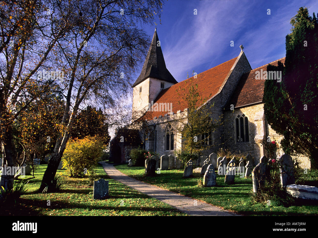 Bosham Church Old Bosham West Sussex Stock Photo - Alamy