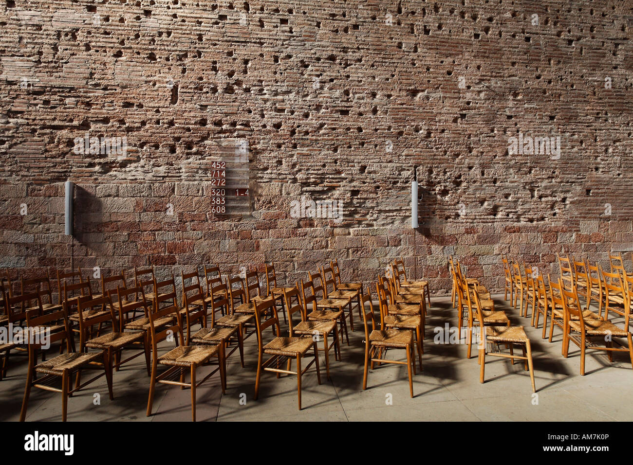 Basilica of Constantine the Great, historic brick wall, Trier ...